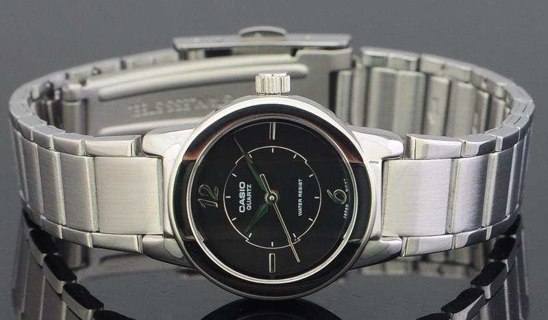 Đồng hồ Nữ Casio LTP-1230D-1CDF Dây đeo kim loại - Mặt màu đen