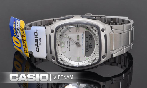 ĐỒNG HỒ CASIO STANDARD AW-81D-7AVDF Dây kim loại - Pin 10 năm